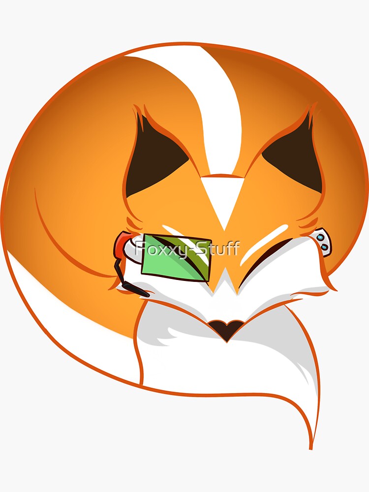 "Star Foxx" Sticker by Foxxy-Stuff | Redbubble