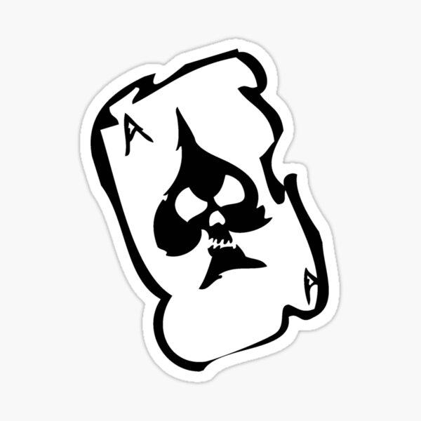 "Ace Card" Sticker for Sale by Baoulla19 | Redbubble