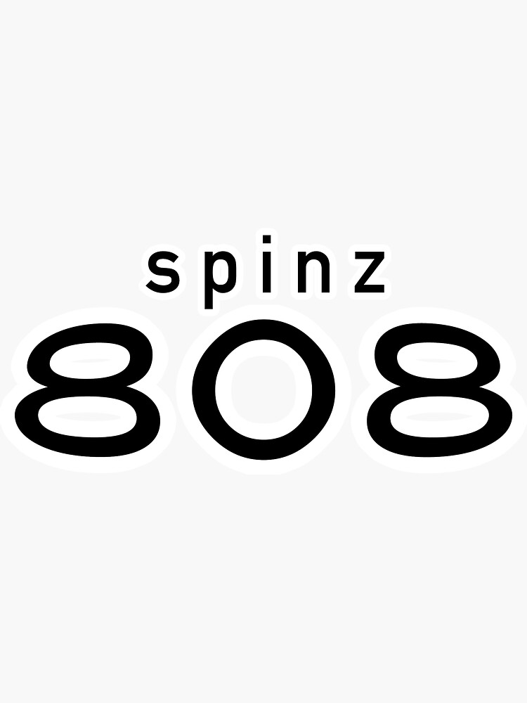 "Spinz 808" Sticker for Sale by Bae2021 | Redbubble
