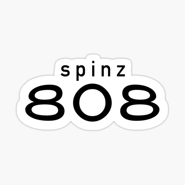 "Spinz 808" Sticker for Sale by Bae2021 | Redbubble