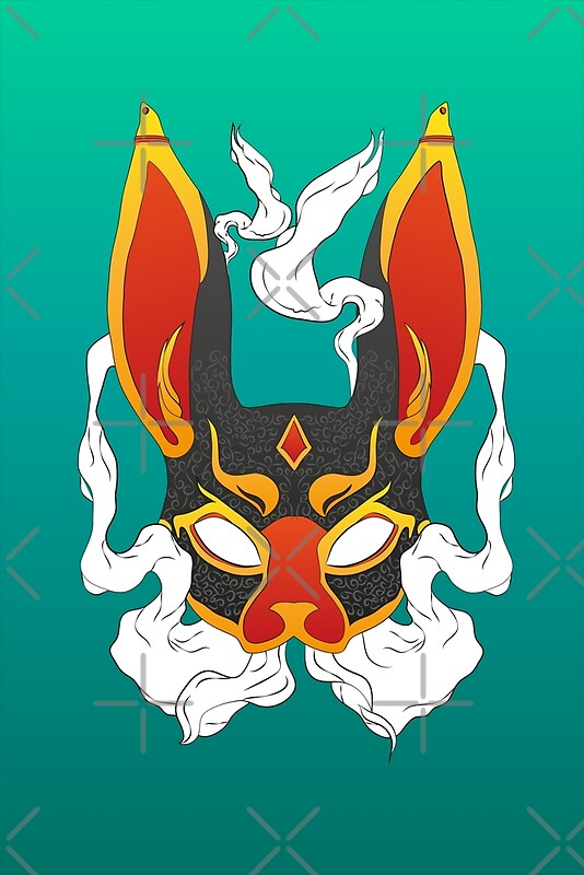 "God Mask" by noeldelmar | Redbubble