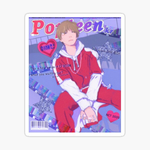 "Purple Magazine Cover" Sticker for Sale by naias-craft | Redbubble