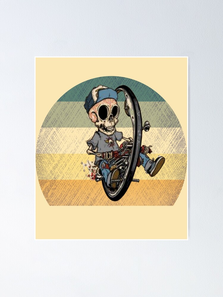 "Zombie Bicycle-Aesthetic Apocalypse Survival Essentials-1" Poster by ...