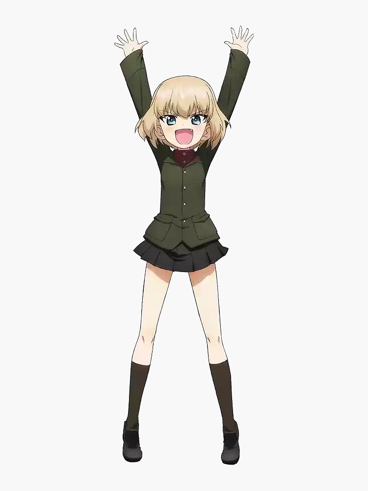 "Katyusha Girls Und Panzer Sticker" Sticker by CaesarTweezer | Redbubble