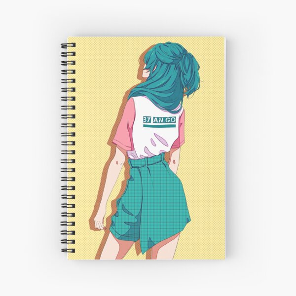 "Stylish anime girl" Spiral Notebook for Sale by AnGoArt | Redbubble