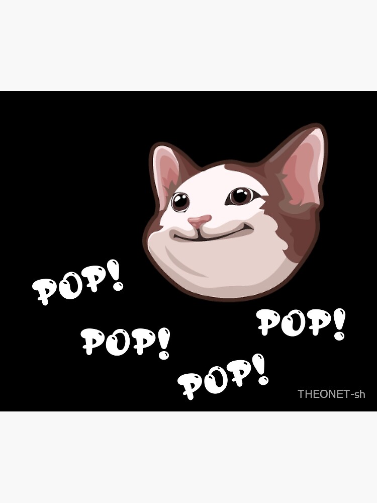 " Pop !Cat funny meme cat noir and ladybug pop" Art Print by THEONET-sh ...