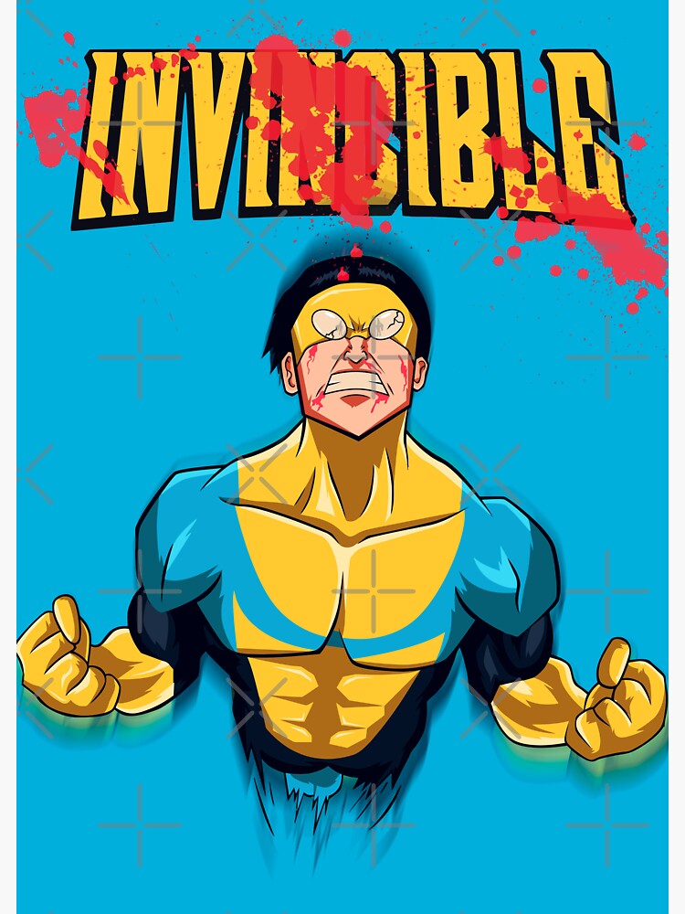 "Invincible comics" Sticker by ArtandDesignI | Redbubble