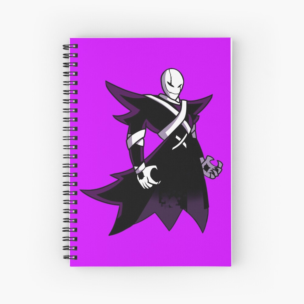 "X-Gaster Fnf version Underverse character" Spiral Notebook by AbrekArt ...