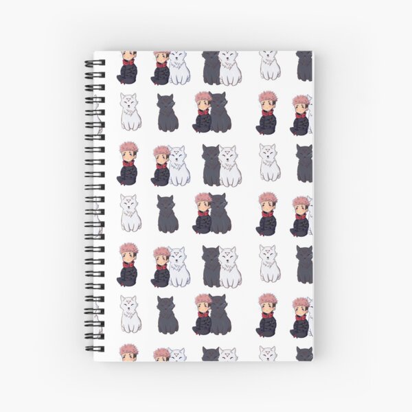 "Jujutsu Kaisen - Yuji & Divine Dogs" Spiral Notebook by Iljira | Redbubble