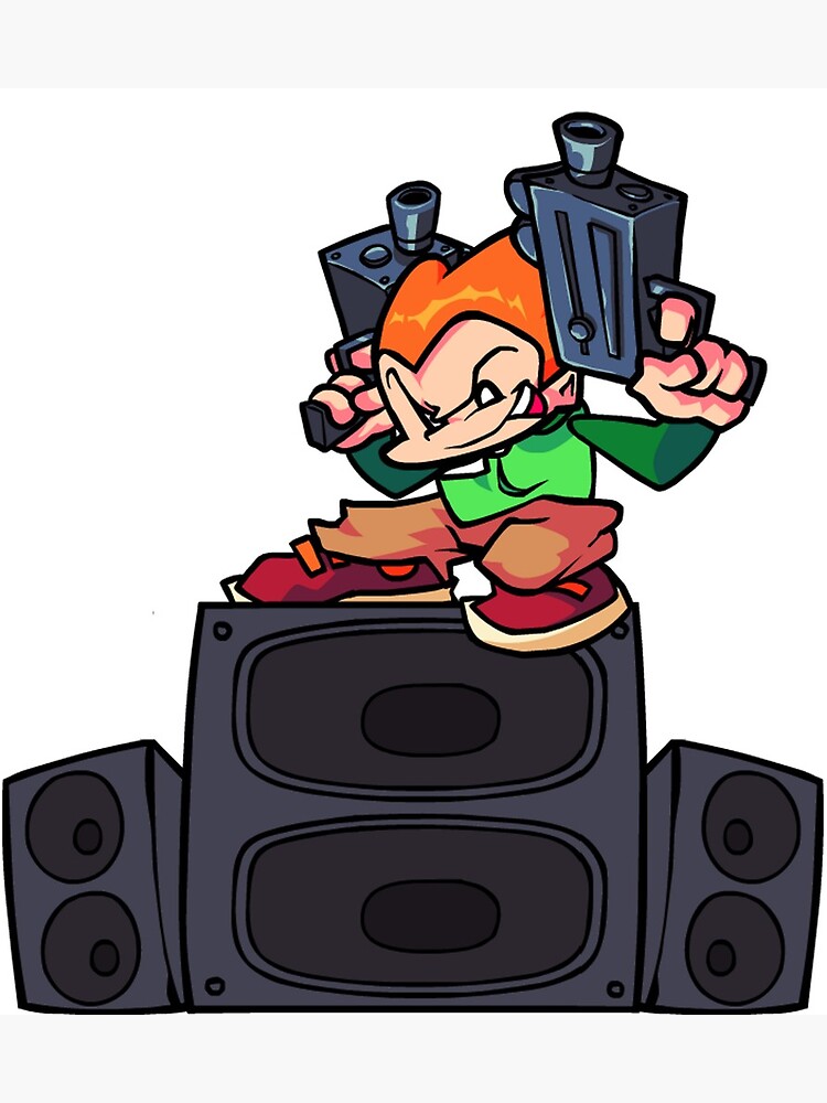 "Friday Night Funkin PICO (Week 7) T-Shirt Sticker" Art Print by ...