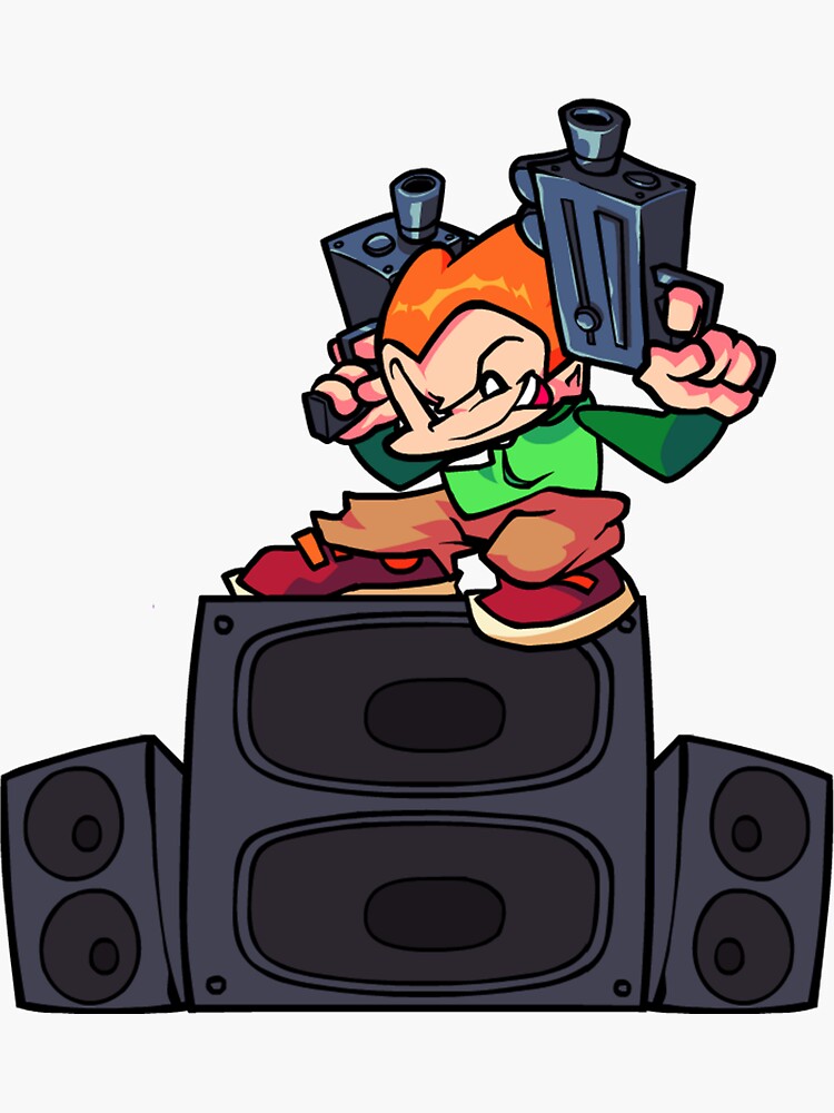 "Friday Night Funkin PICO (Week 7) T-Shirt Sticker" Sticker for Sale by ...