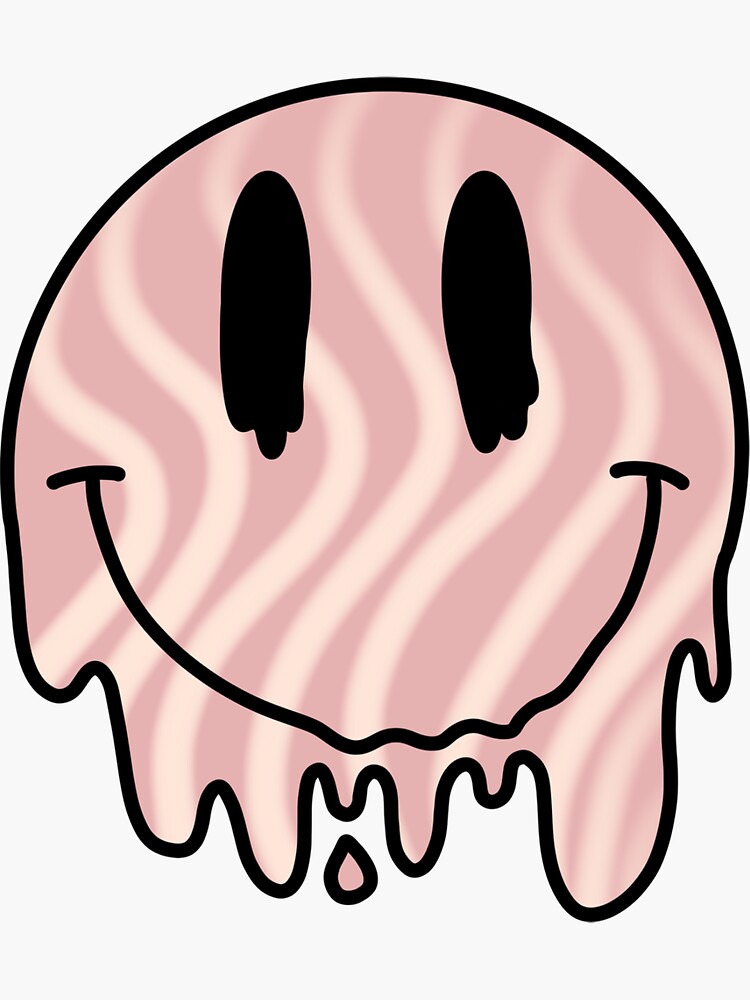 "Distorted Smiley Face " Sticker for Sale by MattStore21 | Redbubble