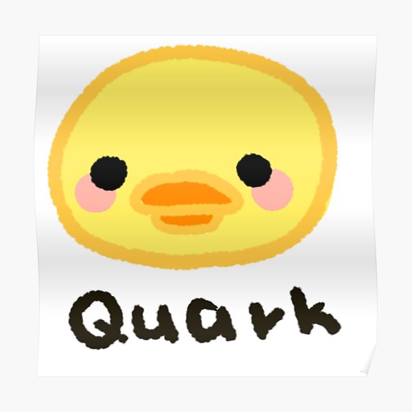 "Kawaii Baby Duck cutely smiling Quak Quak" Poster by GLwithUs | Redbubble