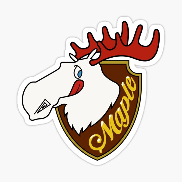 "Girls Und Panzer Maple Logo" Sticker by CaesarTweezer | Redbubble