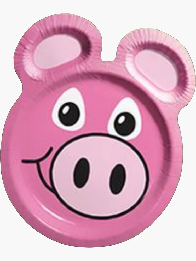 "Pig ZooPals Solo Print" Sticker for Sale by Thomas Doyle | Redbubble