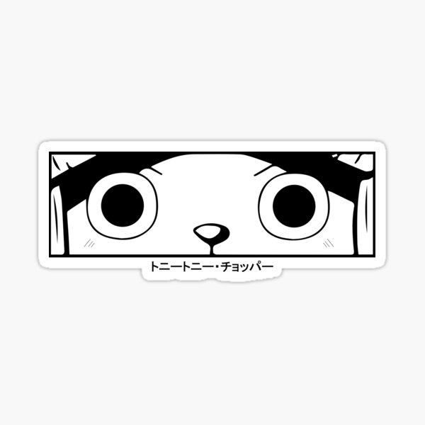 "One piece : Chopper eyes - Manga" Sticker by UniverSale | Redbubble