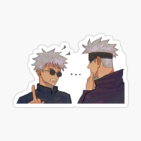"young gojo and gojo sensei" Sticker by coreygfu | Redbubble