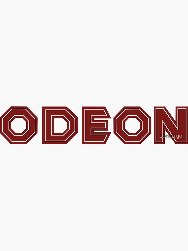 "'Odeon Cinemas' standard logo (1930s - 1997)" Sticker for Sale by ...