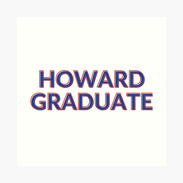 "HOWARD UNIVERSITY STICKERS - HOWARD PRIDE - HBCU STICKER" Art Print ...