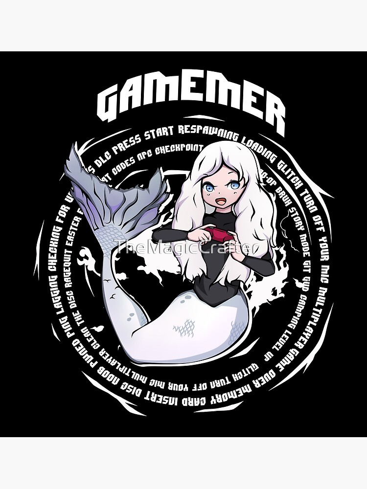 "GameMer (Mermaid Gamer) || Mermaid Playing Video Games (with popular ...