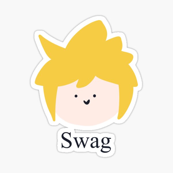 "Swag Len" Sticker for Sale by kitteaa | Redbubble