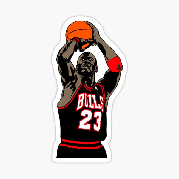"NBA LEGEND MJ" Sticker by RSshirtstore | Redbubble