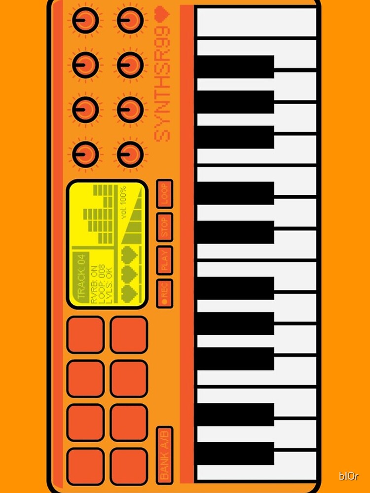 "Synth Midi Controller - Orange" iPhone Case for Sale by bl0r | Redbubble