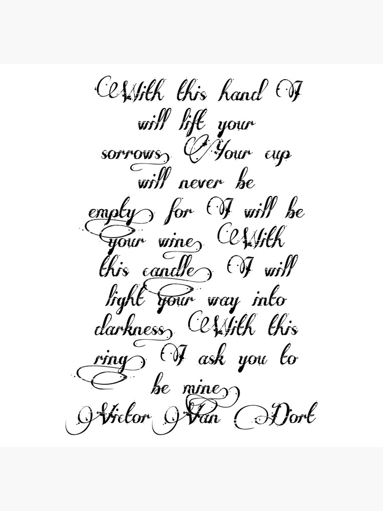 "Corpse bride quote" Art Board Print for Sale by Tildexcerys | Redbubble