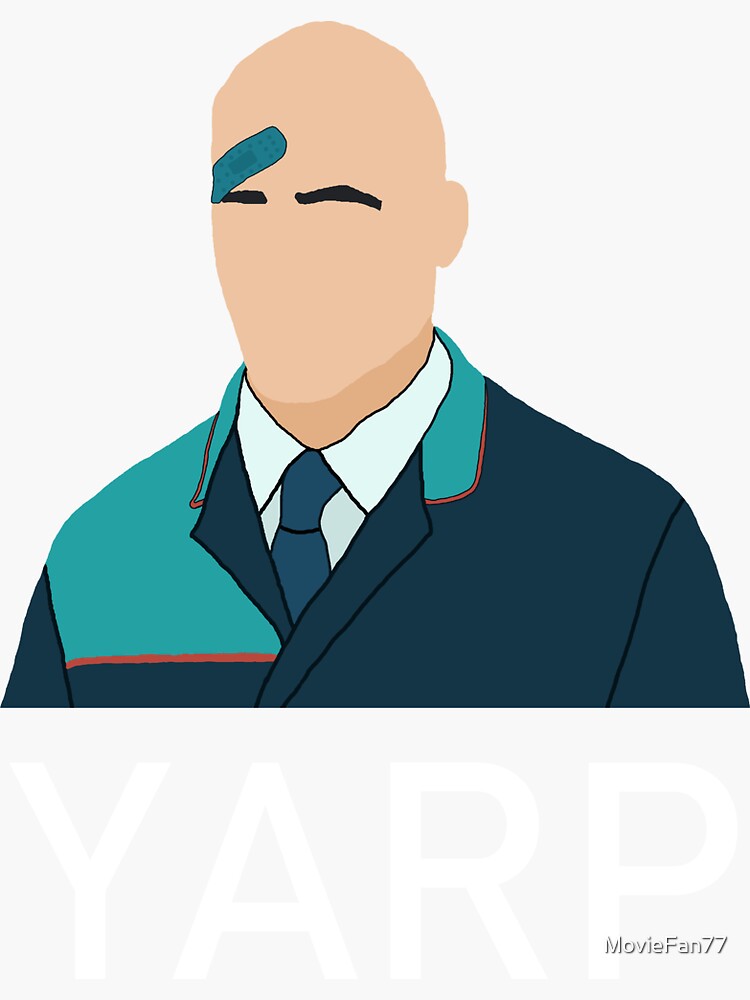 "Yarp! (White)" Sticker for Sale by MovieFan77 | Redbubble