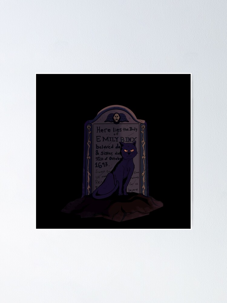 "Emily Binx Gravestone" Poster for Sale by cam-doodles | Redbubble