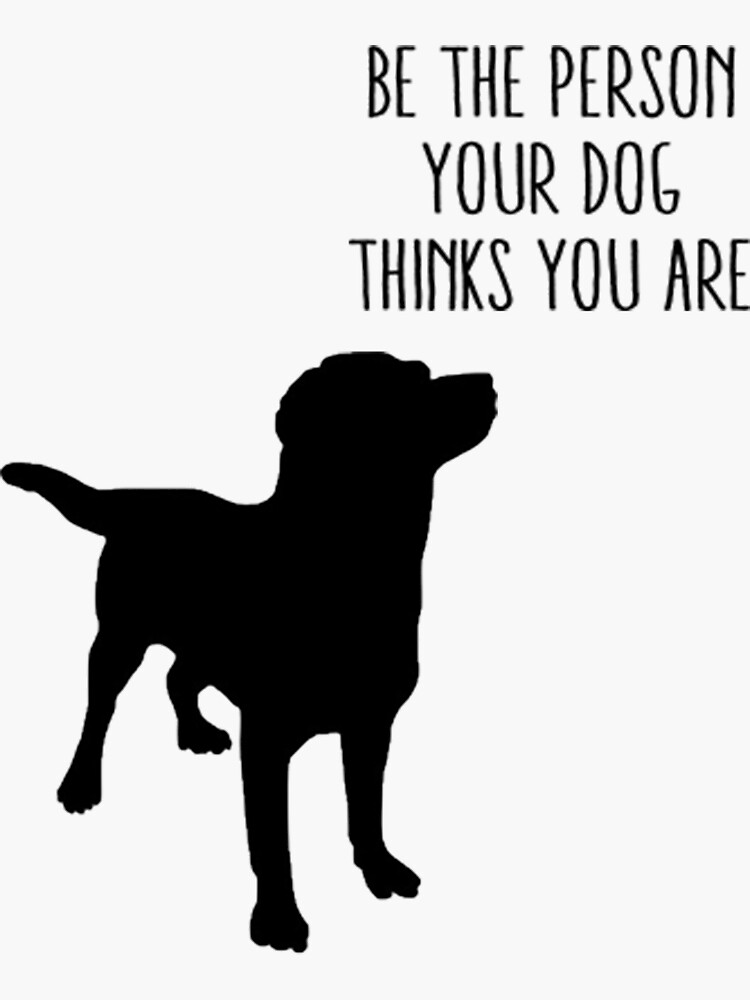 "Dog quote" Sticker for Sale by Hannahmac02 | Redbubble