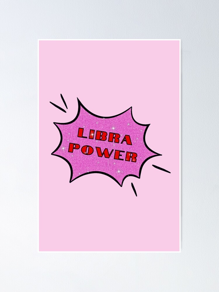 "libra power glitter comics" Poster for Sale by mileyyoung | Redbubble
