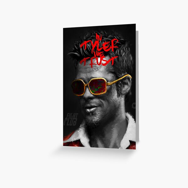 "Tyler Durden - Illustration" Greeting Card by kaethor | Redbubble
