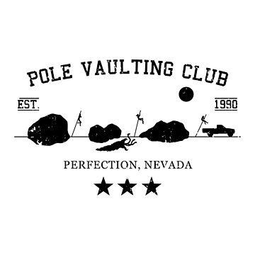 "Pole Vaulting Club - Perfection, Nevada - blk" Essential T-Shirt for ...