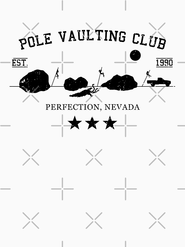 "Pole Vaulting Club - Perfection, Nevada - blk" Essential T-Shirt for ...