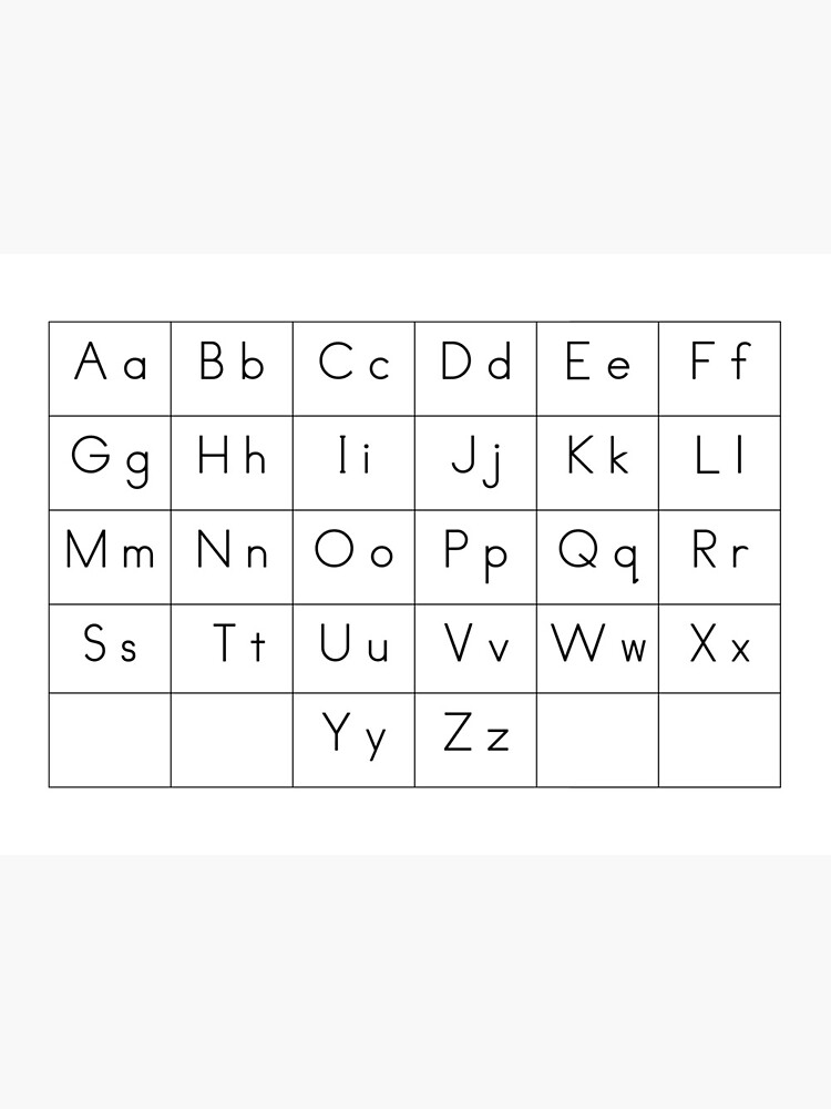Printable Chart Of Upper Case And Lowercase Letters, 44% OFF