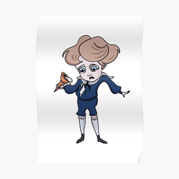 "VERY BORED BLUE BOY | CORALINE" Poster for Sale by TATTOODESIGN ...