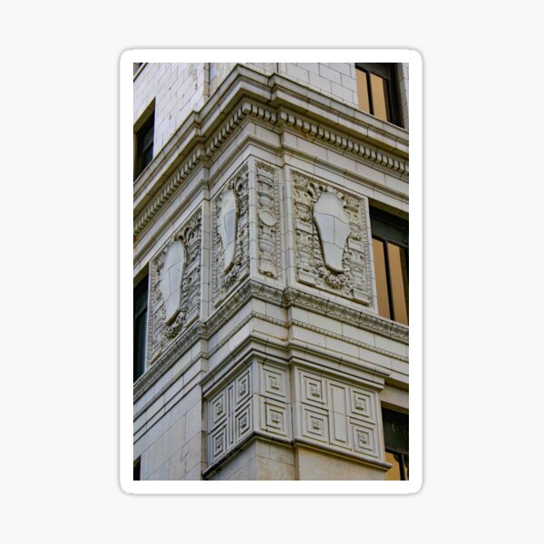 "Building facade" Sticker by DigitalCherry | Redbubble