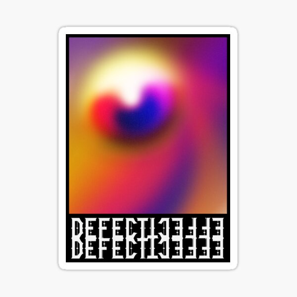 "DEFECT / EFFECT" Sticker for Sale by thequarrumen58 | Redbubble