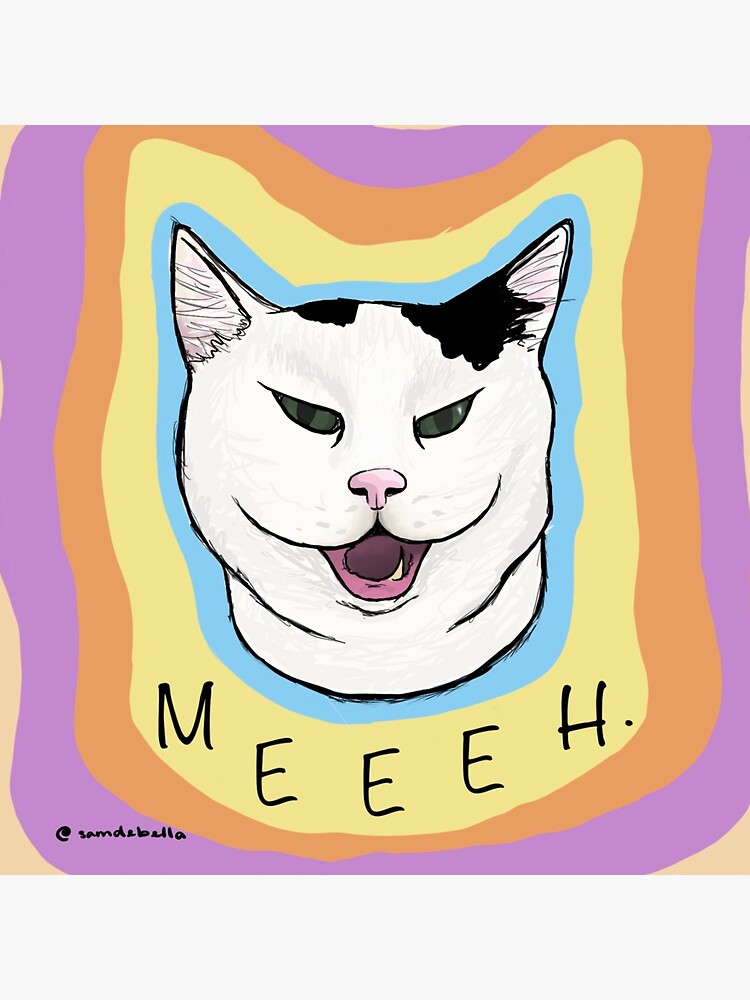 "Thomas Meeeh." Sticker for Sale by sampdebella | Redbubble
