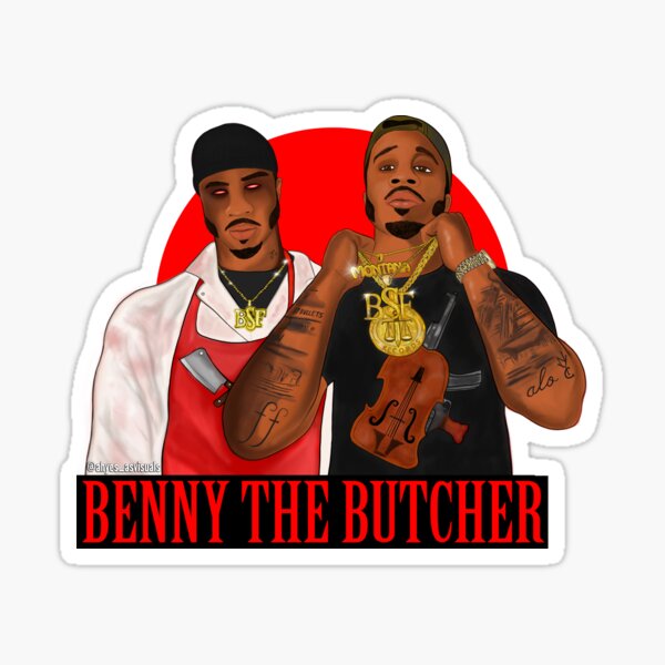 "The Butcher" Sticker for Sale by AHyesASVisuals | Redbubble