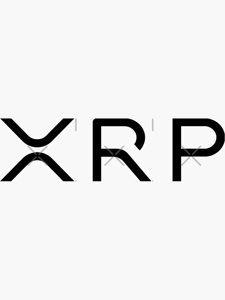 "XRP LOGO TO THE MOON - LOGO STICKER" Sticker for Sale by IGNITE03 ...