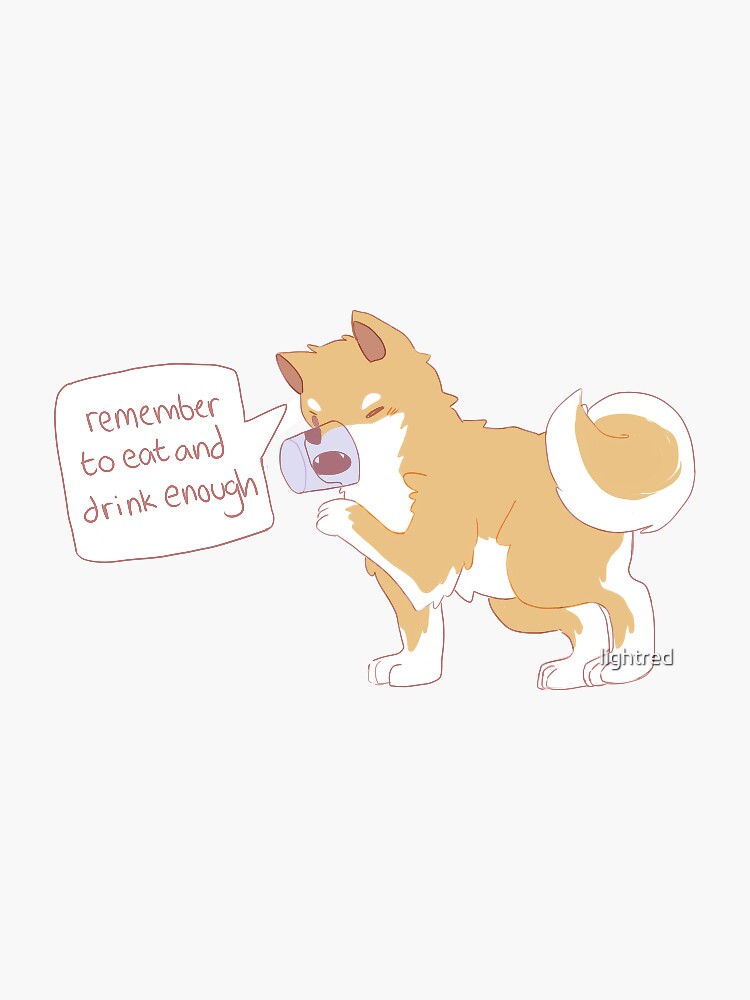 "reminder dog" Sticker by lightred | Redbubble