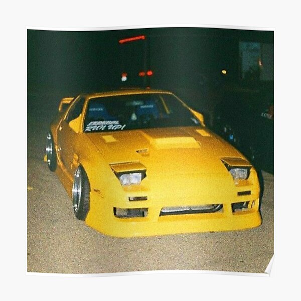 "Yellow JDM" Poster for Sale by jxnesy | Redbubble