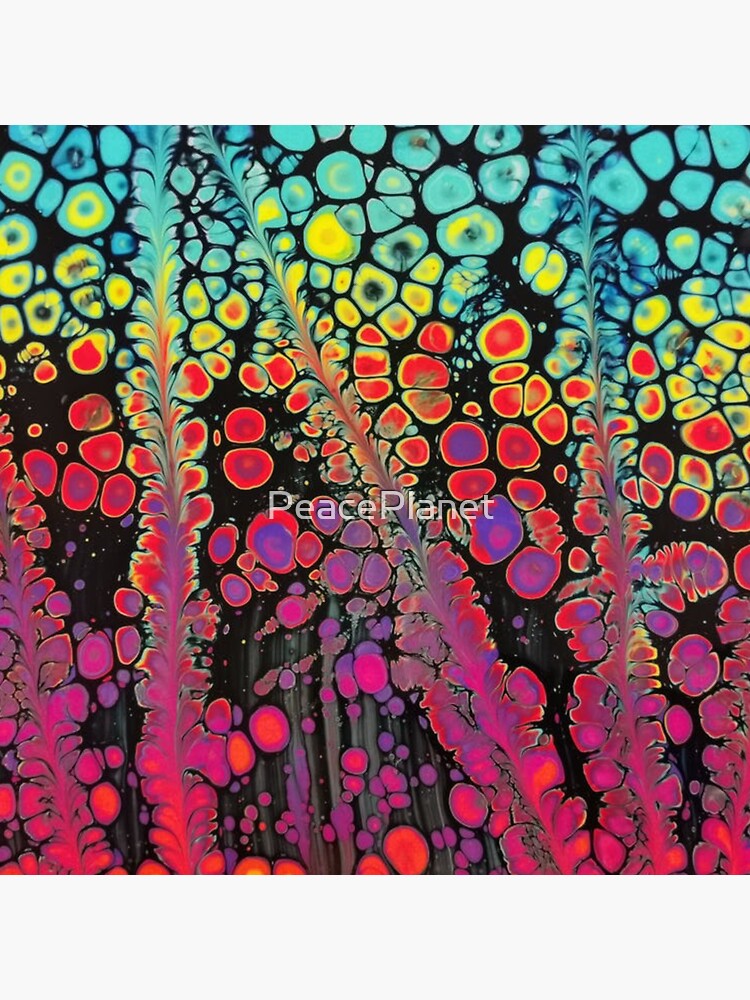 "Neon never ending " Sticker by PeacePlanet | Redbubble