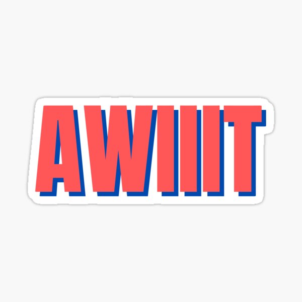 "Awit sticker" Sticker by mariiieerose | Redbubble