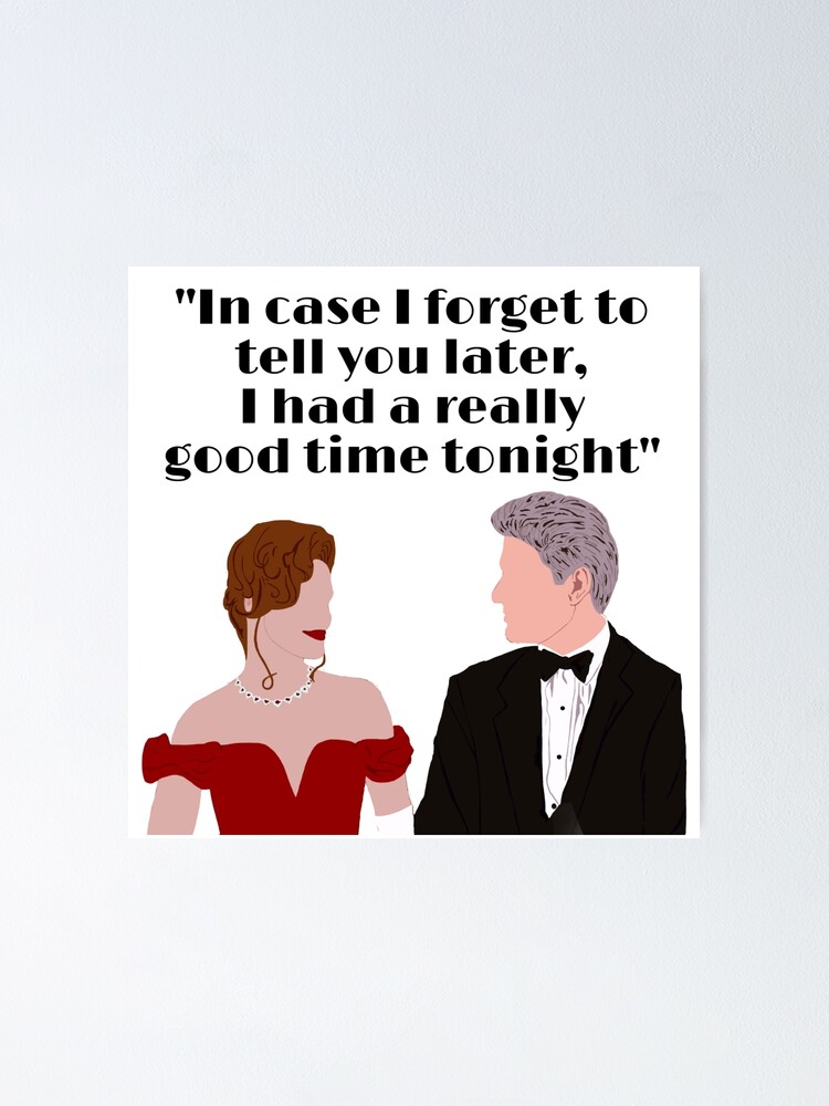 "Edward und Vivian gehen in die Oper" Poster von froggyleggs | Redbubble