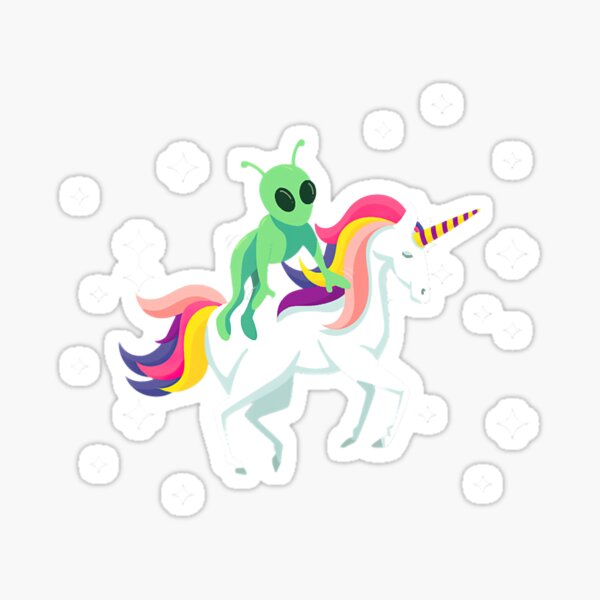 "Mythical hanging out" Sticker by HumbleShirt | Redbubble