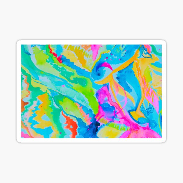 "Portål (Aqua blue)" Sticker for Sale by cucumber-guru | Redbubble