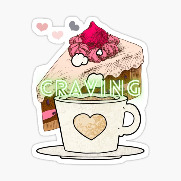 "Craving" Sticker for Sale by IdeaOcean | Redbubble
